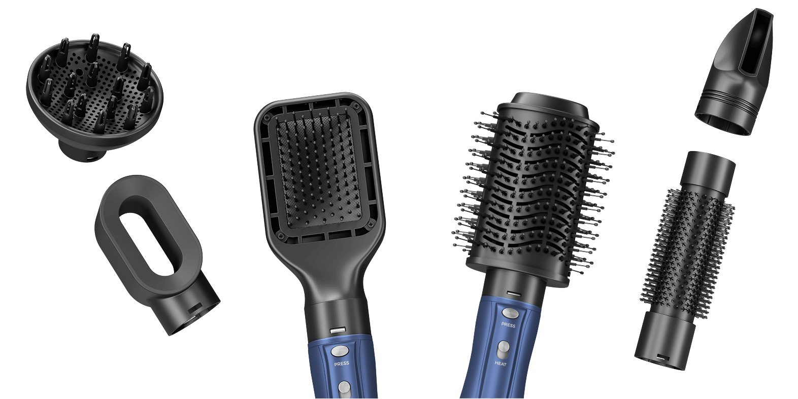 RUSH BRUSH | Your Ultimate Tool for Perfect Hair Straightening, Curling ...