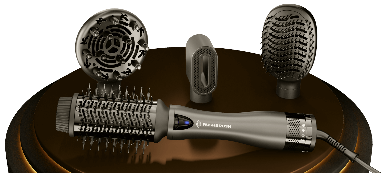 RUSH BRUSH | Your Ultimate Tool for Perfect Hair Straightening, Curling ...